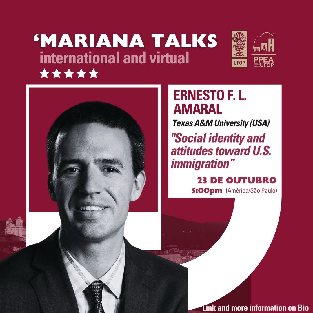 Mariana Talks com Emerson Amaral | Universidade Federal de Ouro Preto ...