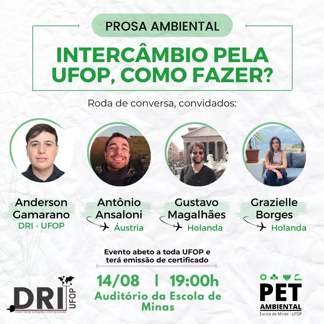 Intercâmbio pela UFOP, como fazer? | Universidade Federal de Ouro Preto ...